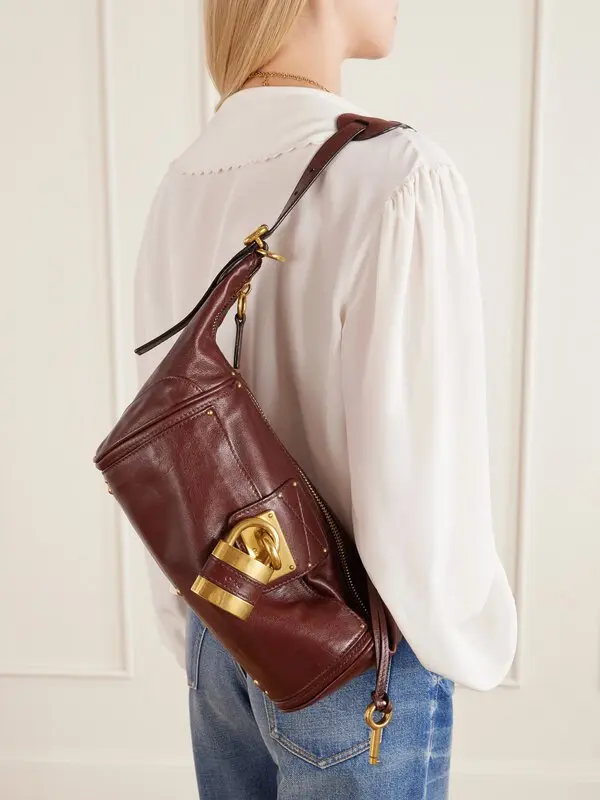 Chloé Paddington Leather Shoulder Bag - Brown