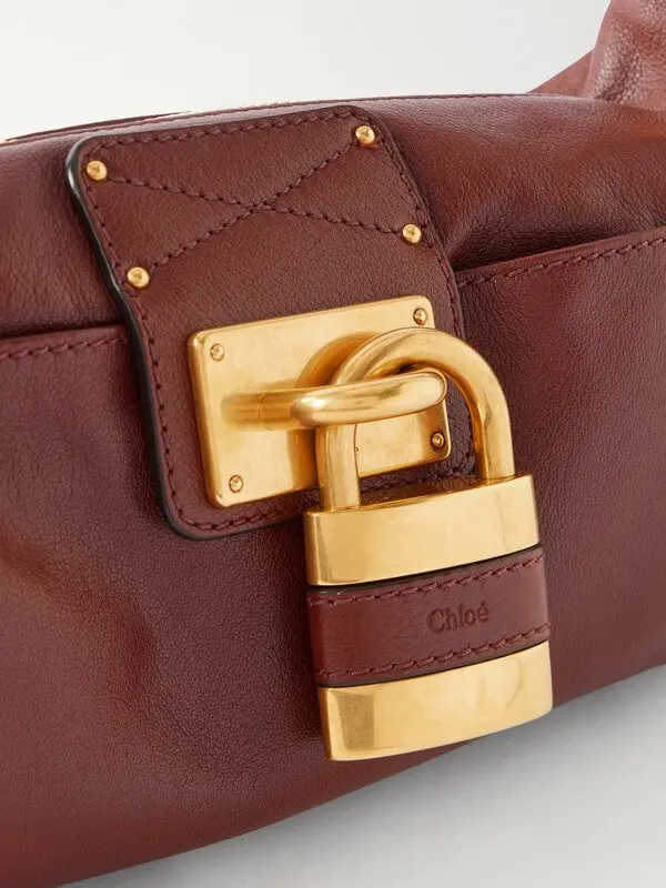 Chloé Paddington Leather Shoulder Bag - Brown