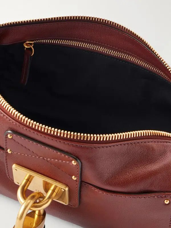 Chloé Paddington Leather Shoulder Bag - Brown