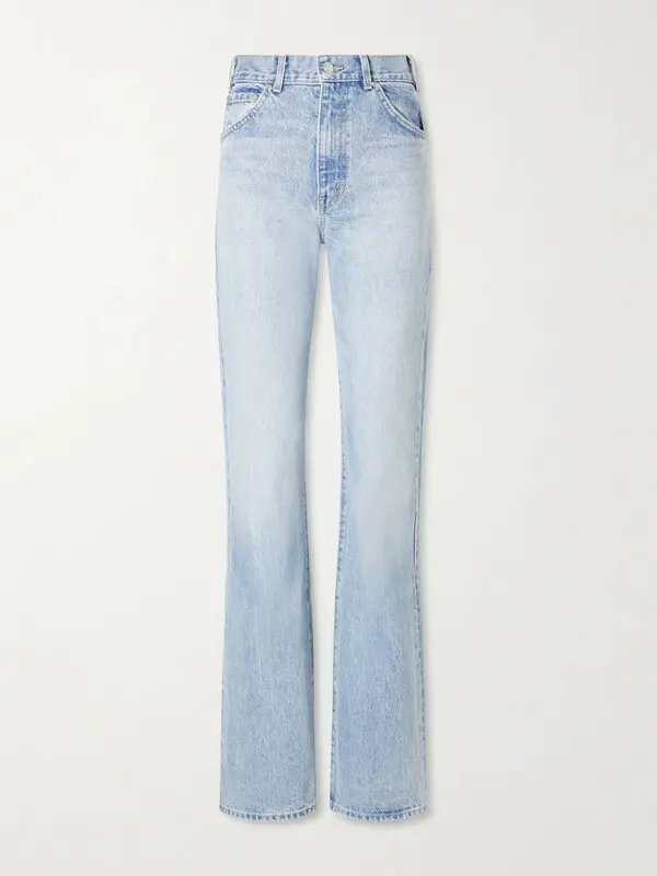 NILI LOTAN Joan High-rise Straight-leg Jeans - Blue