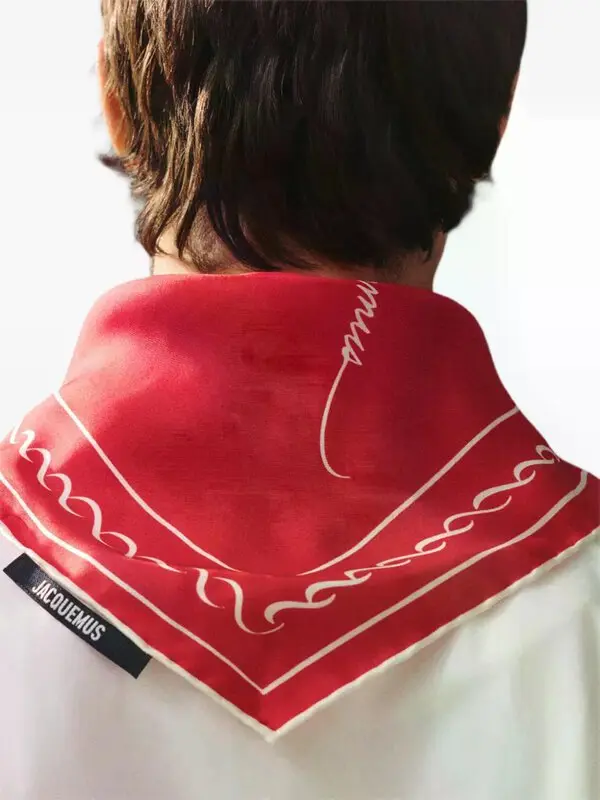 Jacquemus Ancre Scarf - Red