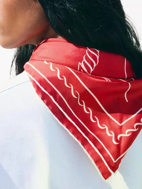 Jacquemus Ancre Scarf - Red
