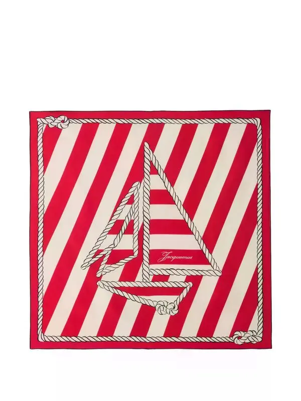 Jacquemus Bateau Corde Scarf - Red