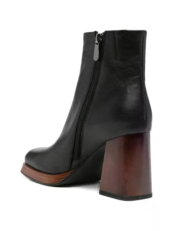 ADRIANNA FERETTI Square-toe Ankle Boots