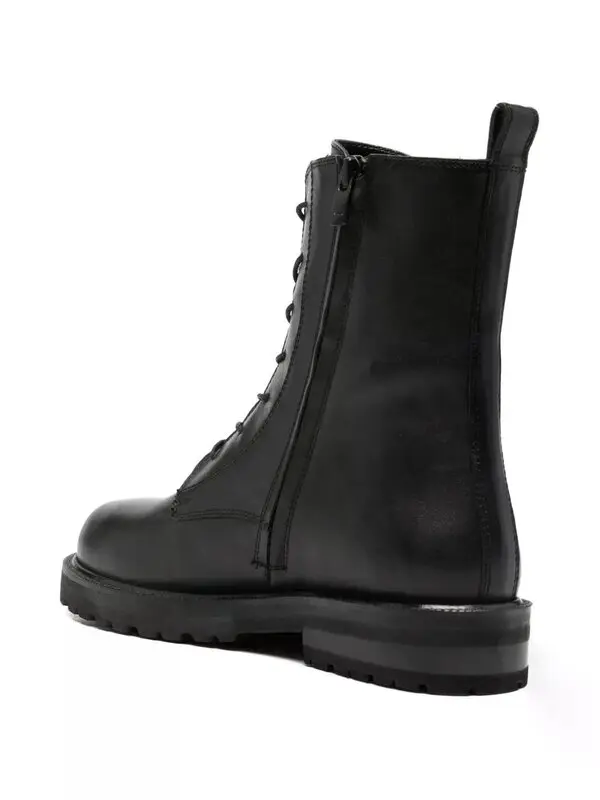 ADRIANNA FERETTI Leather Lace-up Boots