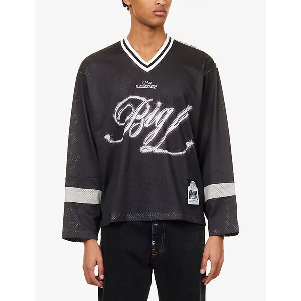 AWAKE NY Big Football Jersey Top