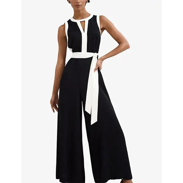 PHASE EIGHT Woven Colourblock Jumpsuit