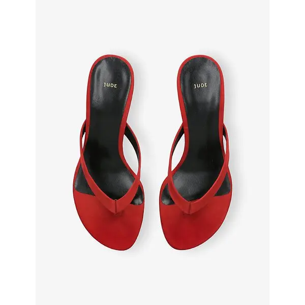 JUDE Heeled Sandals - Red