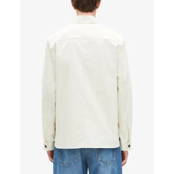 The Kooples Collared Button-down Stretch-cotton Shirt