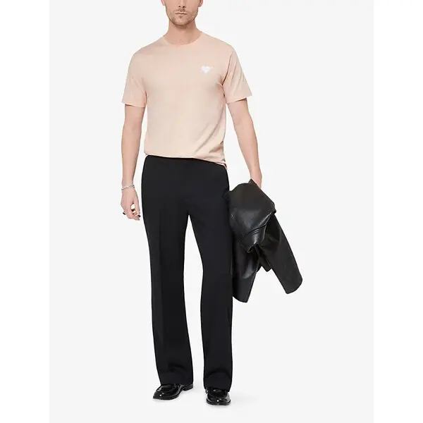 The Kooples Logo-print Short-sleeve Cotton T-shirt
