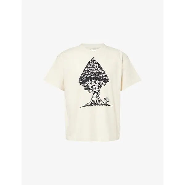 STORY MFG. Grateful Short-sleeve Cotton T-shirt