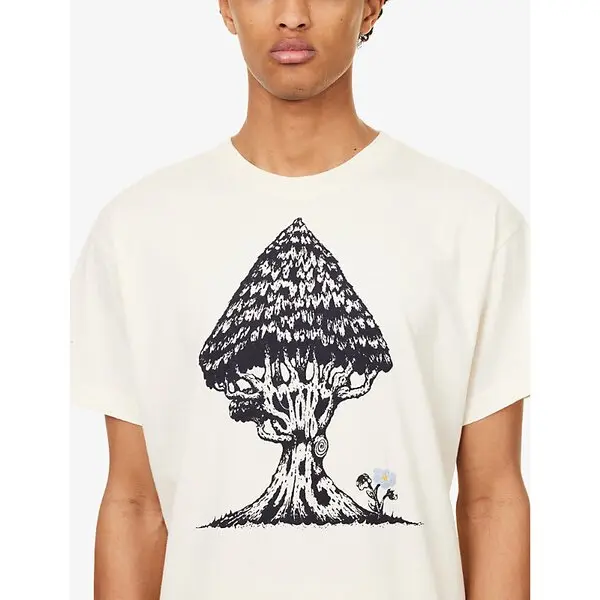 STORY MFG. Grateful Short-sleeve Cotton T-shirt