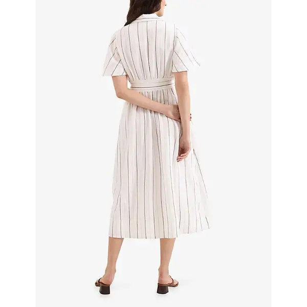 PHASE EIGHT Marielle Striped Woven Shirt Dress