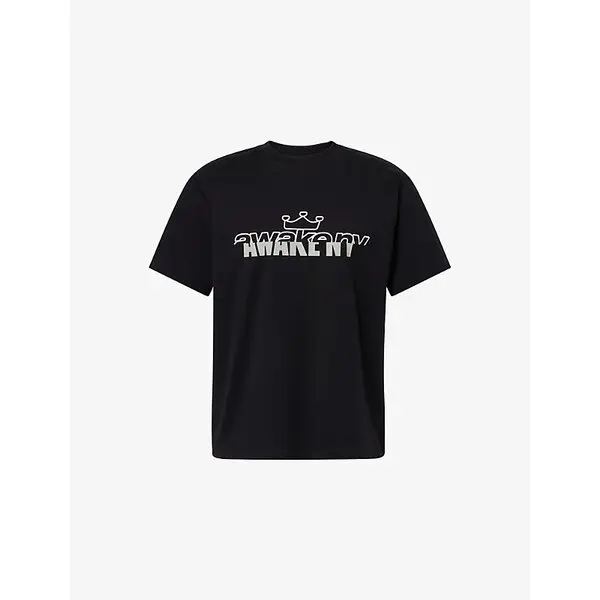 AWAKE NY Headcrack Logo-print Cotton T-shirt