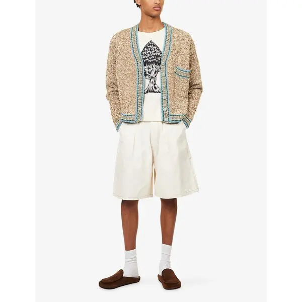 STORY MFG. Knitted Cotton Cardigan