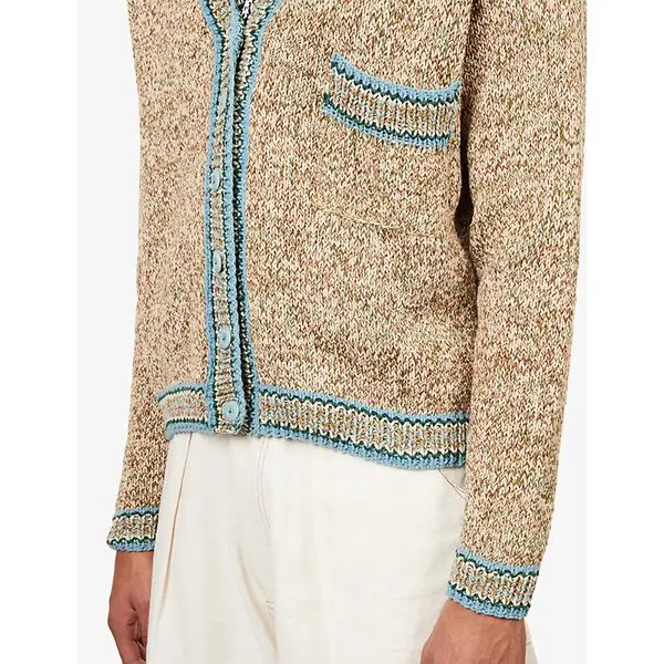 STORY MFG. Knitted Cotton Cardigan