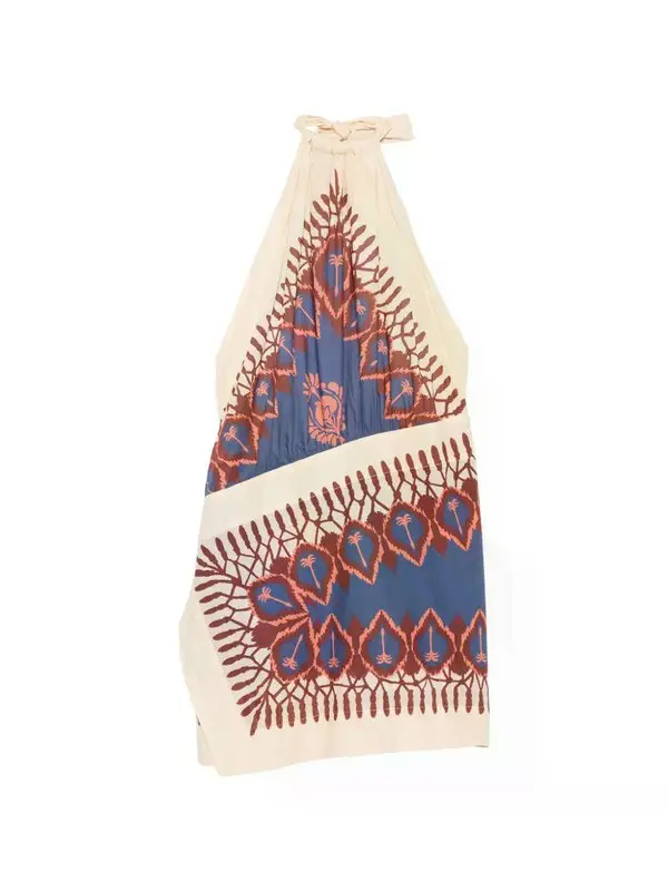 Johanna Ortiz Salt Dreamer Mini Dress - Neutrals
