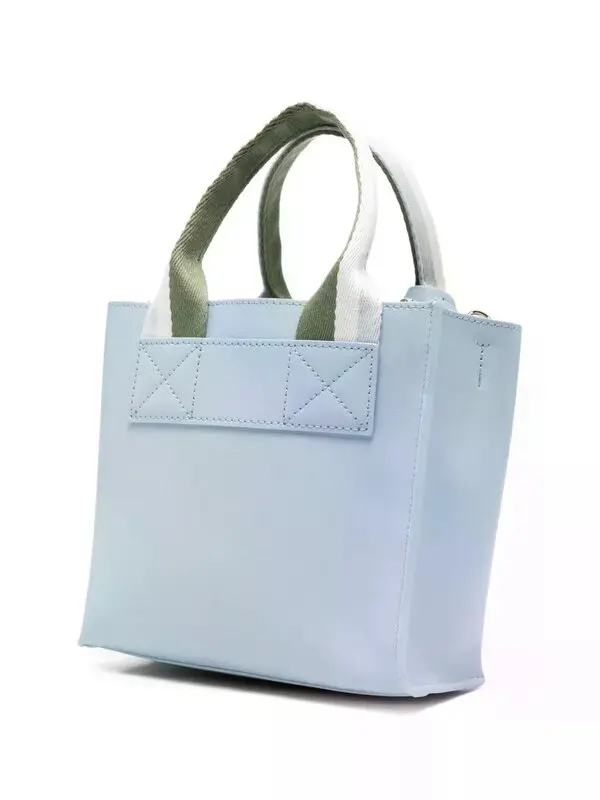 Furla Paneled Tote Bag With Logo Print - Blue
