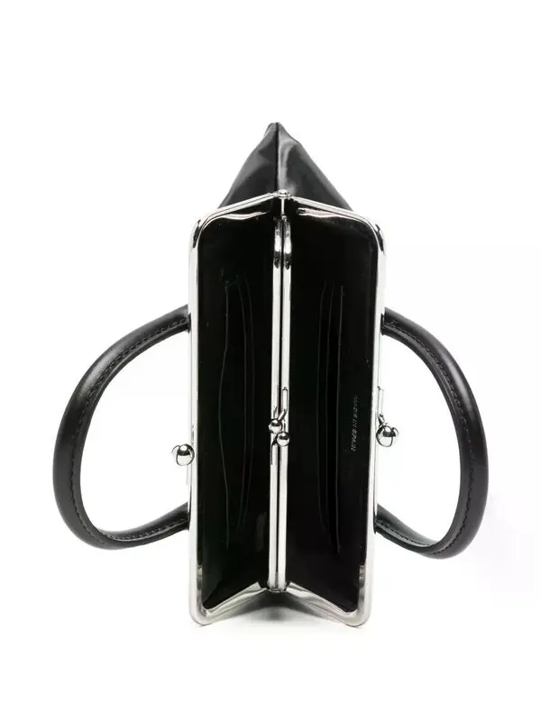 Comme Des Garçons Logo-print Kiss-lock Wallet