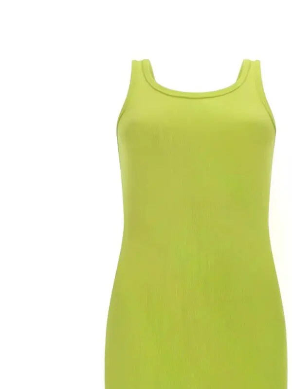 MSGM Ribbed Knit Sleeveless Dress