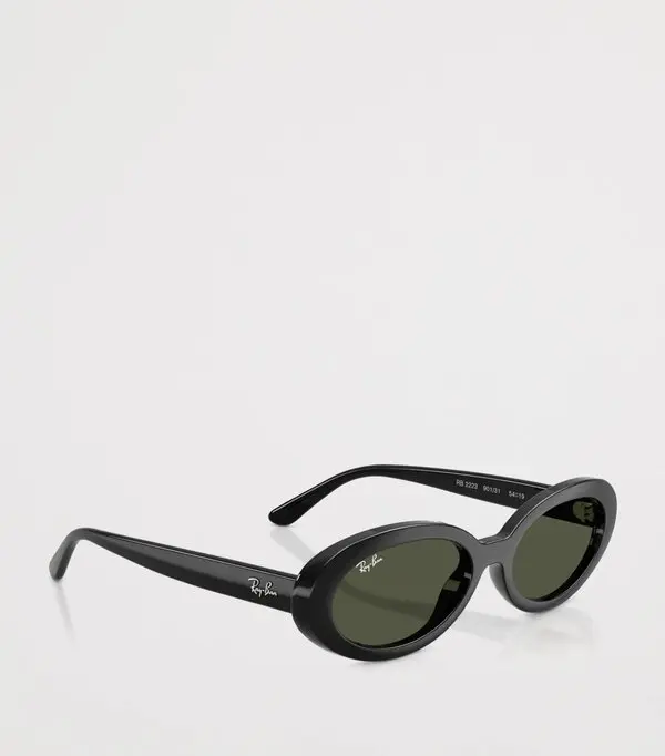 Ray-ban Oval Frame Sunglasses - Black