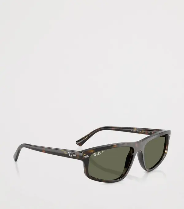 Ray-ban Rectangular Tortoiseshell Sunglasses - Brown
