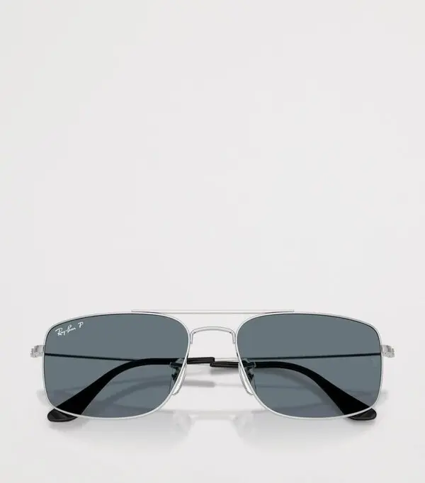 Ray-ban Explorer Iii Square Frame Sunglasses - Silver