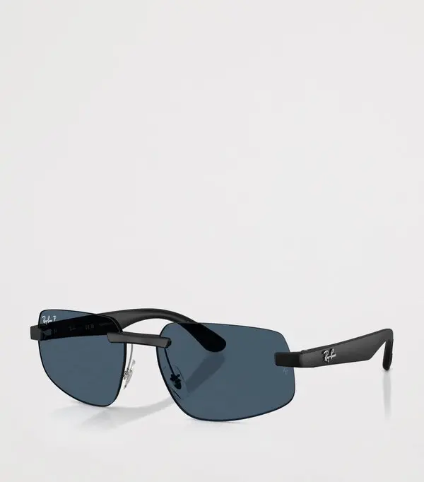 Ray-ban Rimless Rectangle Sunglasses - Black