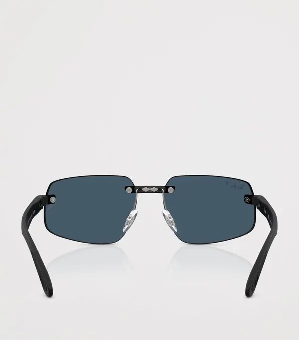 Ray-ban Rimless Rectangle Sunglasses - Black