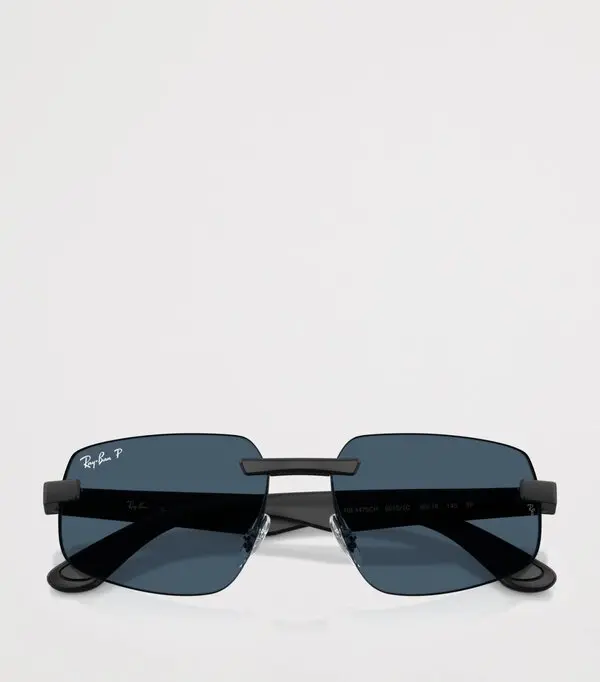 Ray-ban Rimless Rectangle Sunglasses - Black