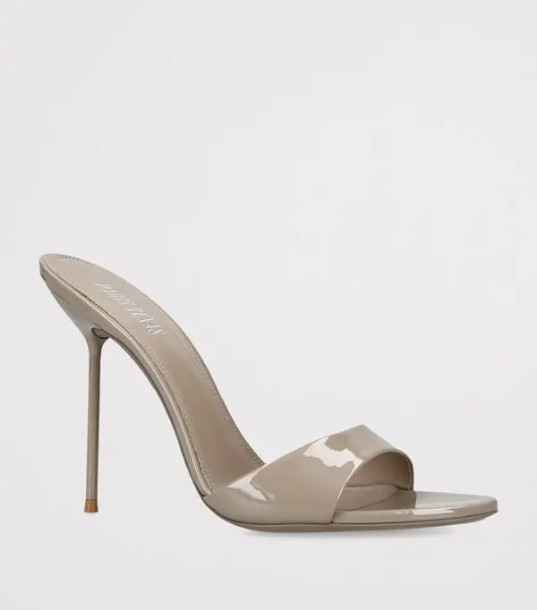 Paris Texas Patent Leather Lidia Mules 105 - Brown