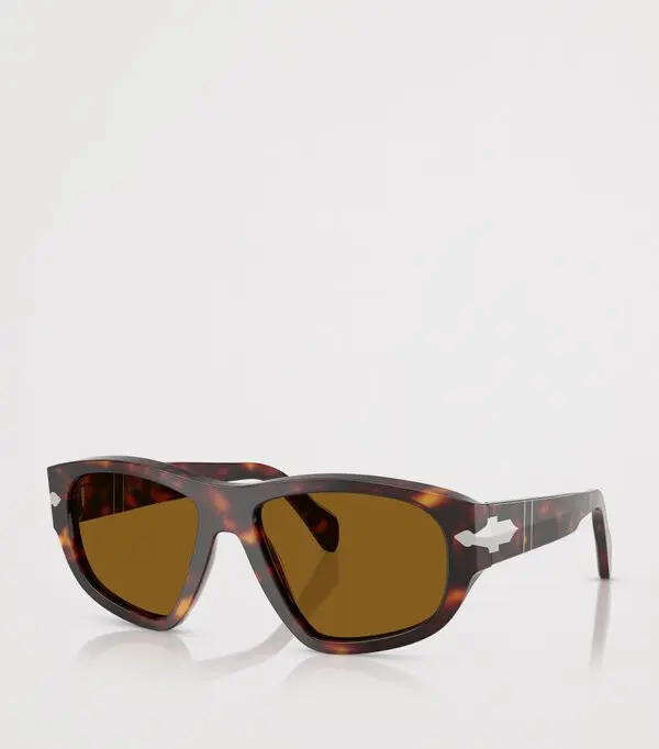 Persol Acetate Irregular Sunglasses - Brown