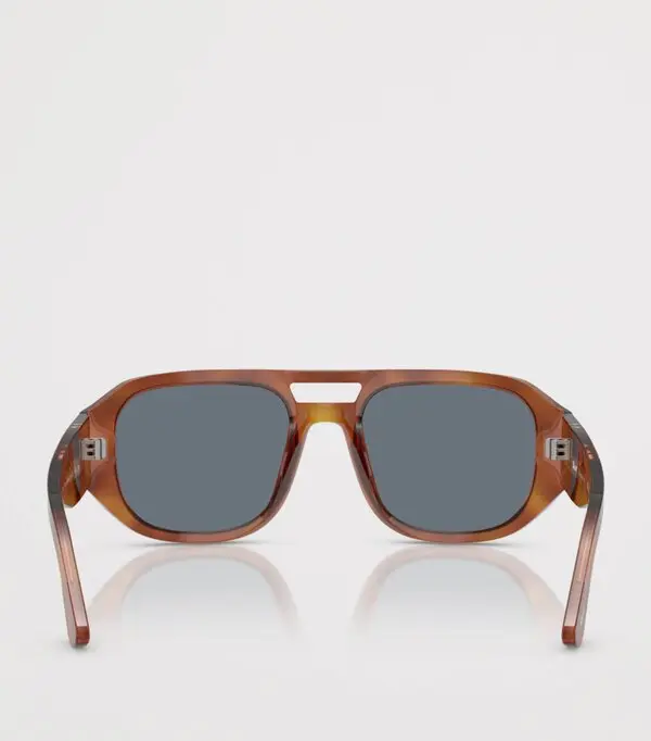 Persol Acetate Vincent Pilot Sunglasses - Blue