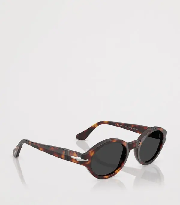 Persol Acetate Loris Round Frame Sunglasses