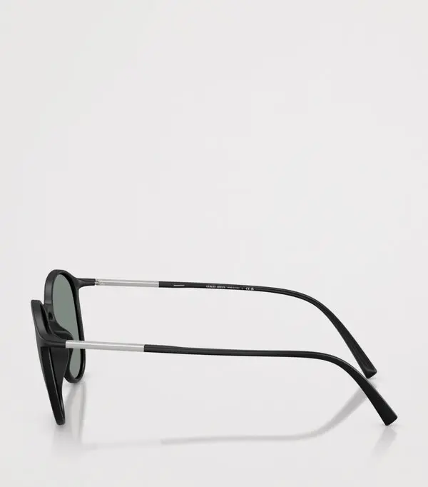 Giorgio Armani Phantos Round Frame Sunglasses