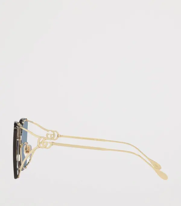 Gucci Metal Butterfly Sunglasses