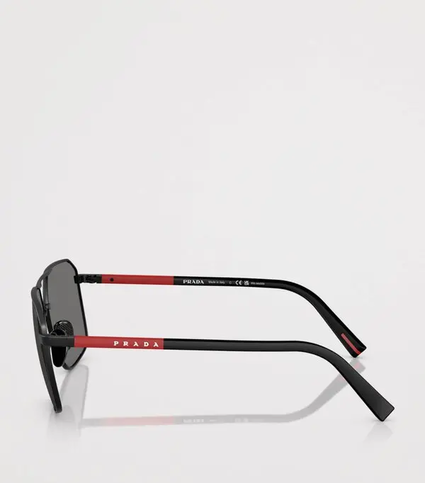 Prada Metal Aviator Sunglasses