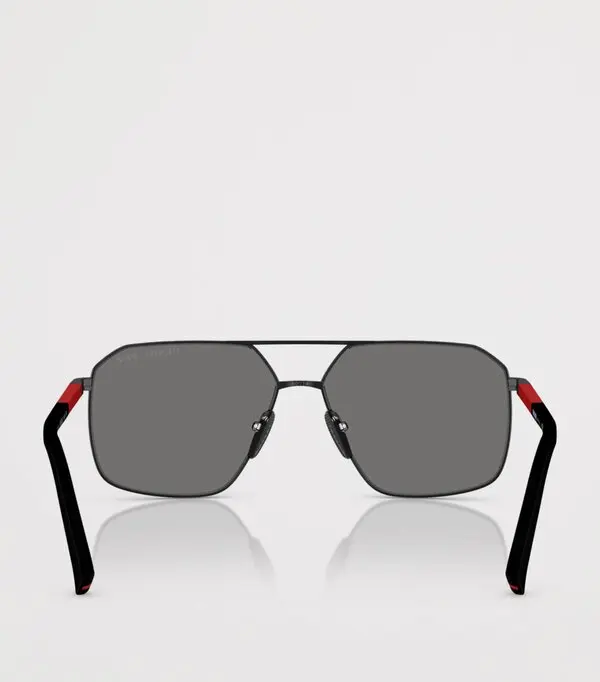 Prada Metal Aviator Sunglasses