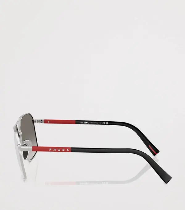 Prada Metal Aviator Sunglasses