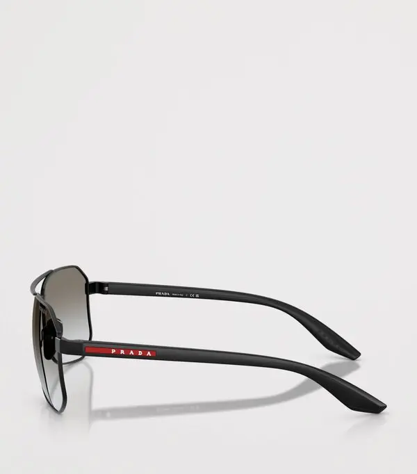 Prada Geometric Metal Sunglasses