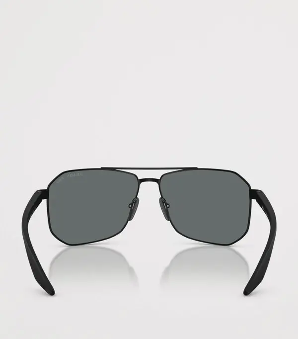 Prada Metal Geometric Sunglasses
