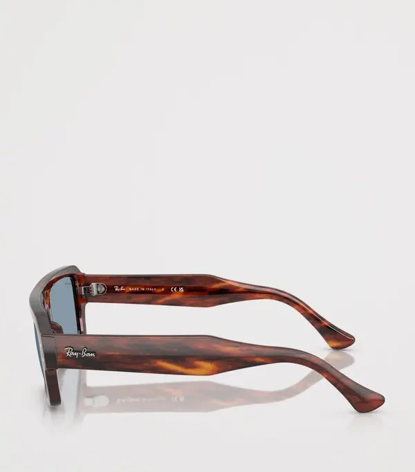 Ray-ban Flacko Rectangle Sunglasses - Blue