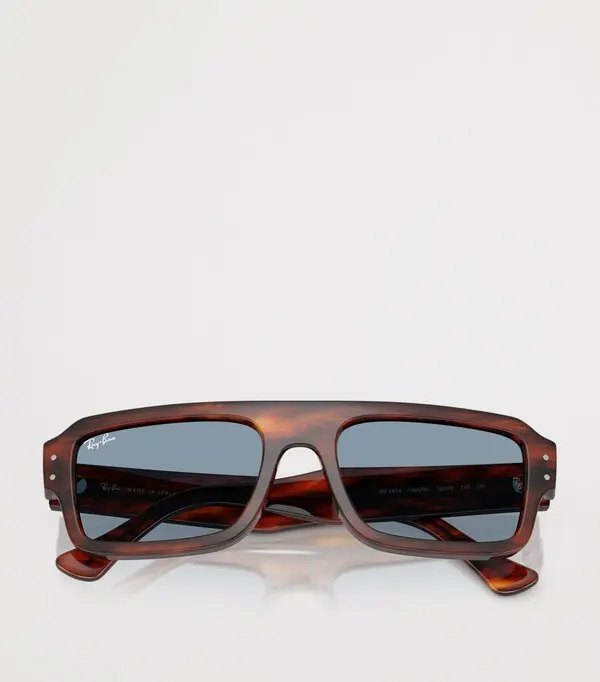 Ray-ban Flacko Rectangle Sunglasses - Blue