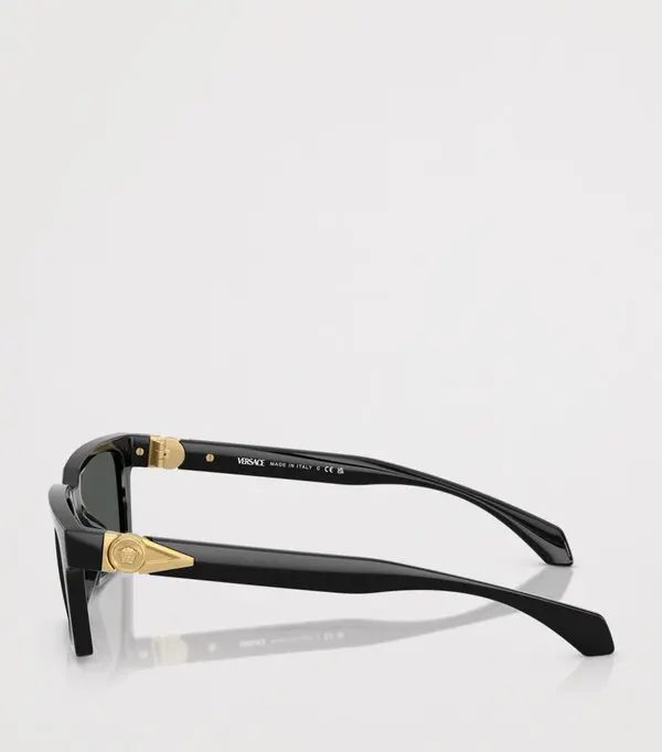 Versace Acetate Rectangular Sunglasses
