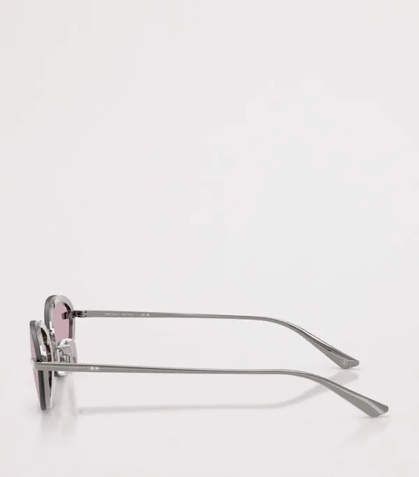 JIMMY CHOO Oval Sunglasses