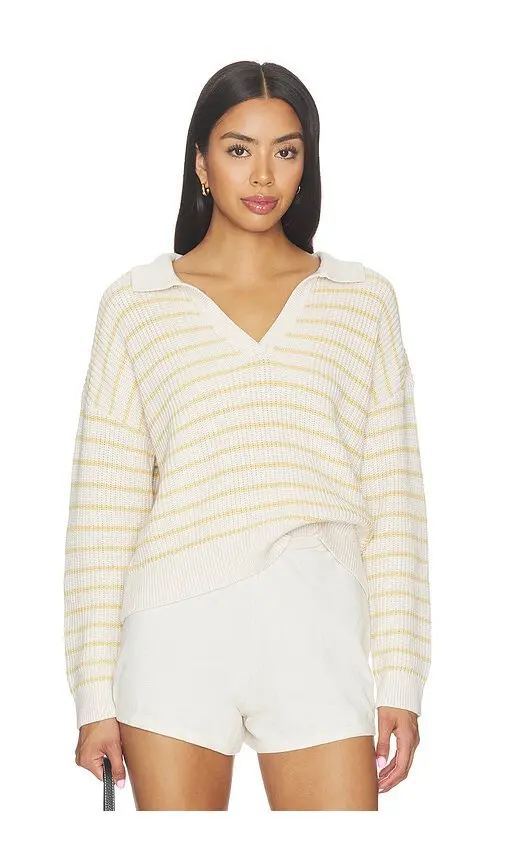 Eberjey Fine Gauge Polo Top - Multi