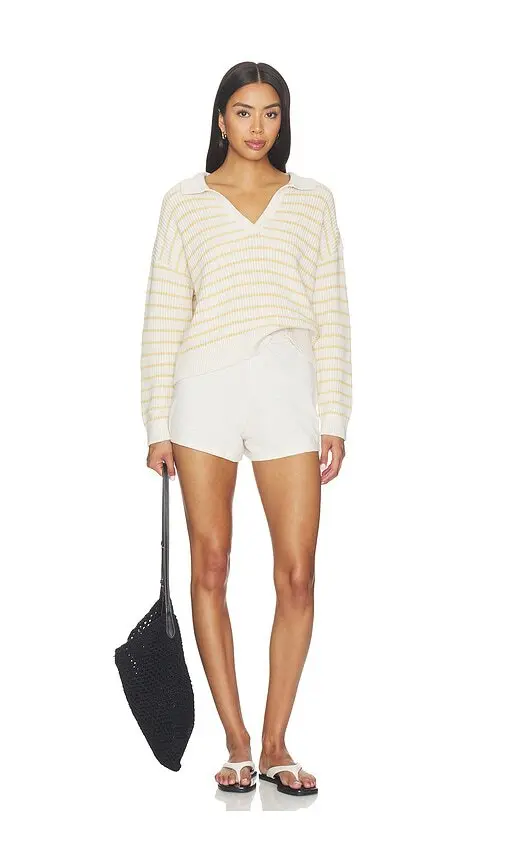Eberjey Fine Gauge Polo Top