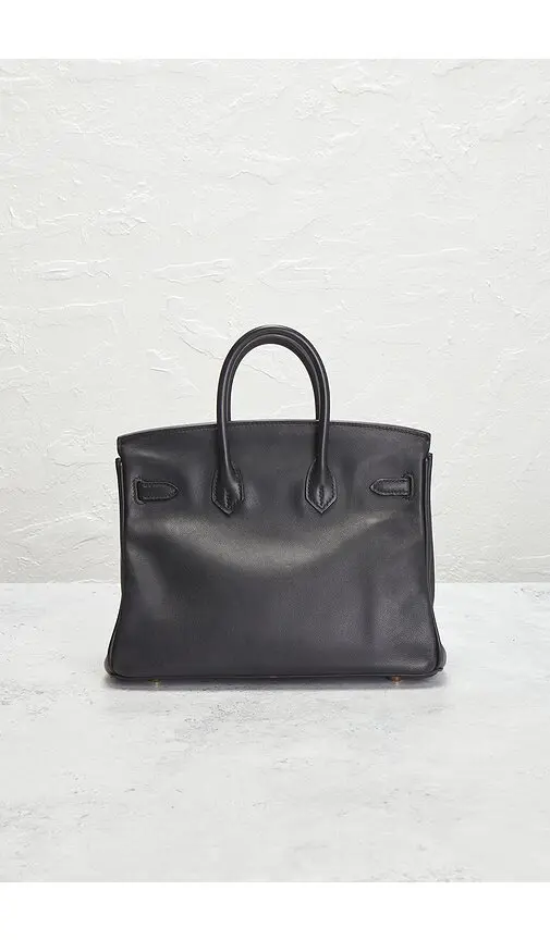 FWRD RENEW Hermes Swift Birkin 25 Handbag - Black