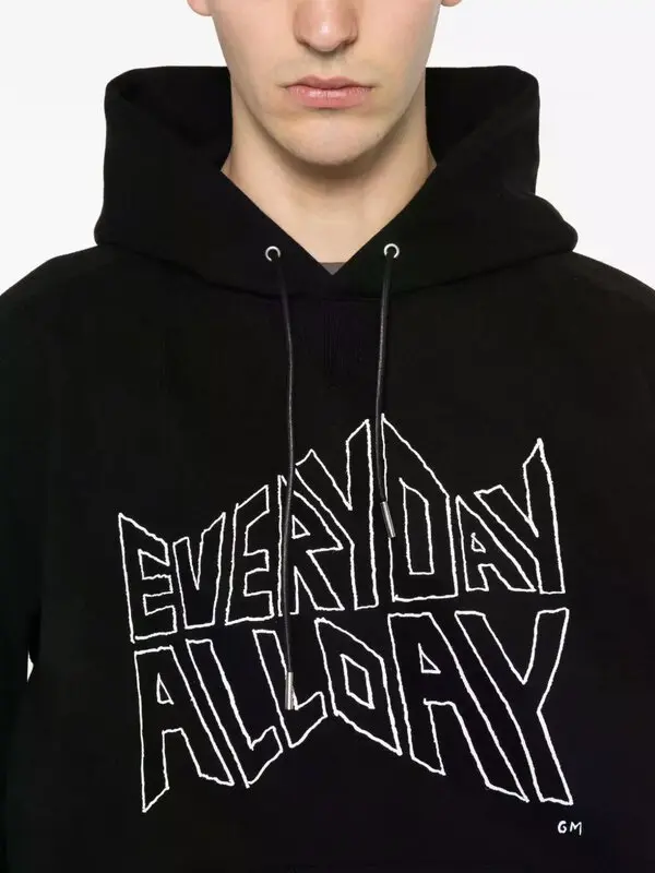 Sacai X Geoff Mcfetridge Print Hoodie