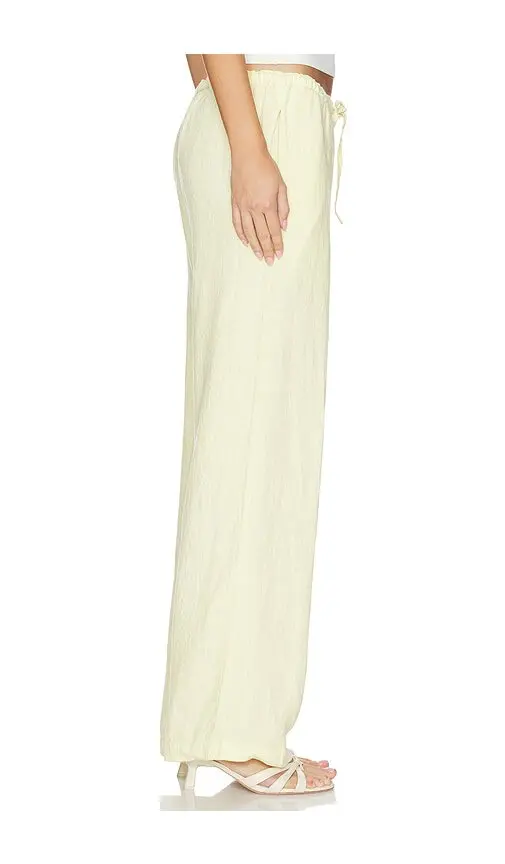 VIR VITA Delphine Linen Pant - Yellow
